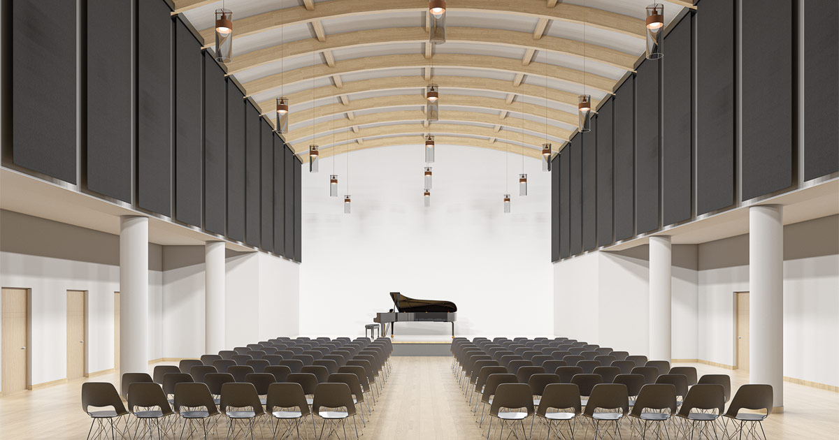 Up-Sorber Roll - Sound absorbing roller blinds - Architected Sound