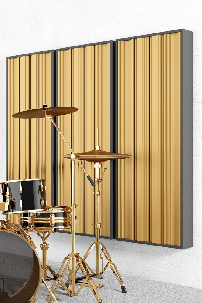 OptiDi Panel - Hybrid Acoustic Diffuser and Absorber - Architected Sound