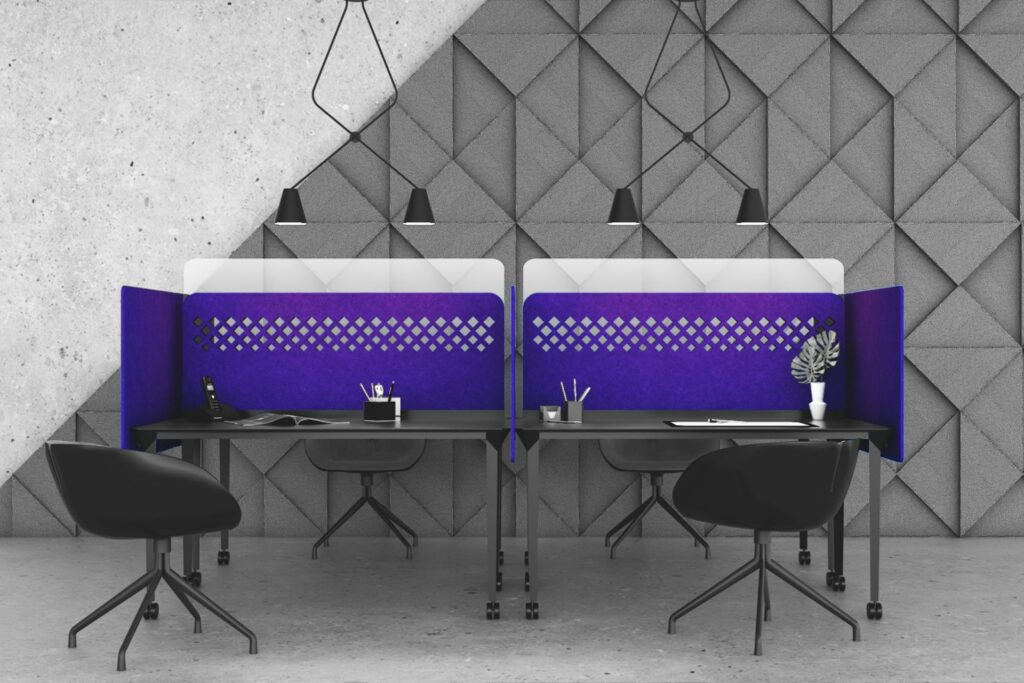 Desk Divider - Desk screen - Architected Sound