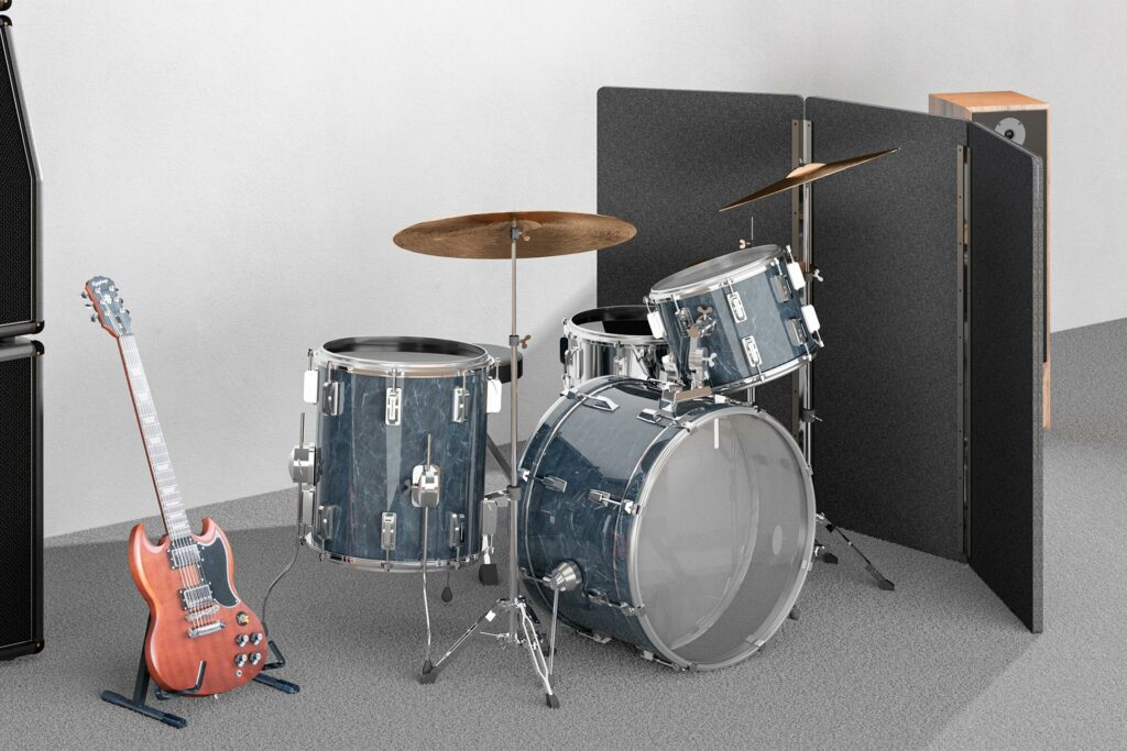 Drum Shield - Acoustic drum screen - Architected Sound