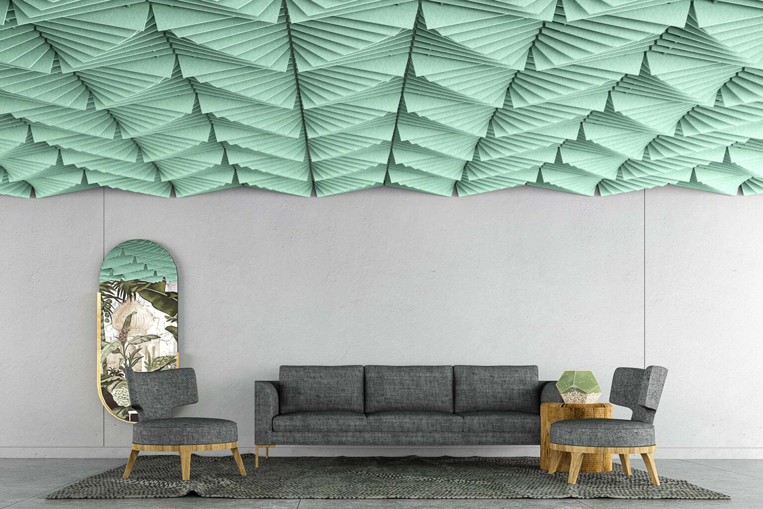 Grid - Raster acoustic ceiling - Architected Sound