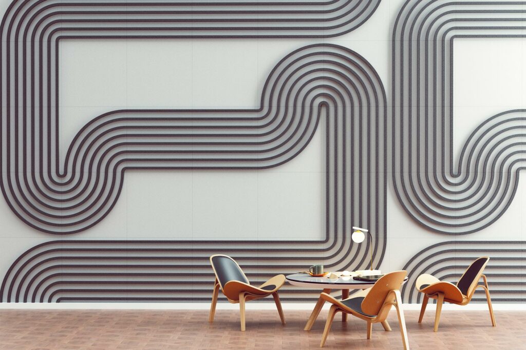 Contour - Acoustic slat panel - Architected Sound