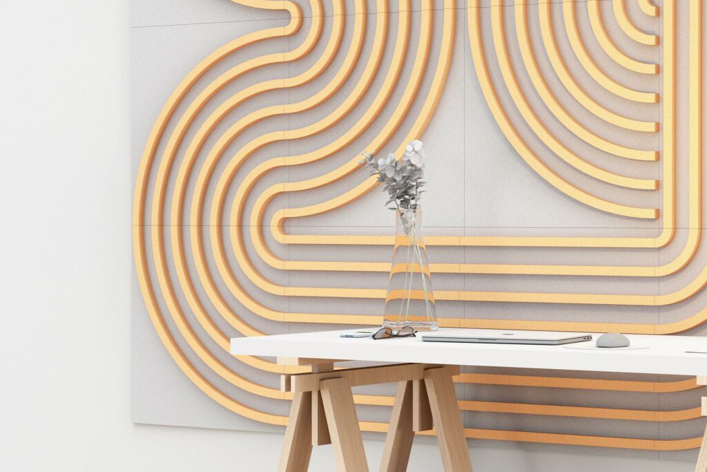 Contour - Acoustic slat panel - Architected Sound