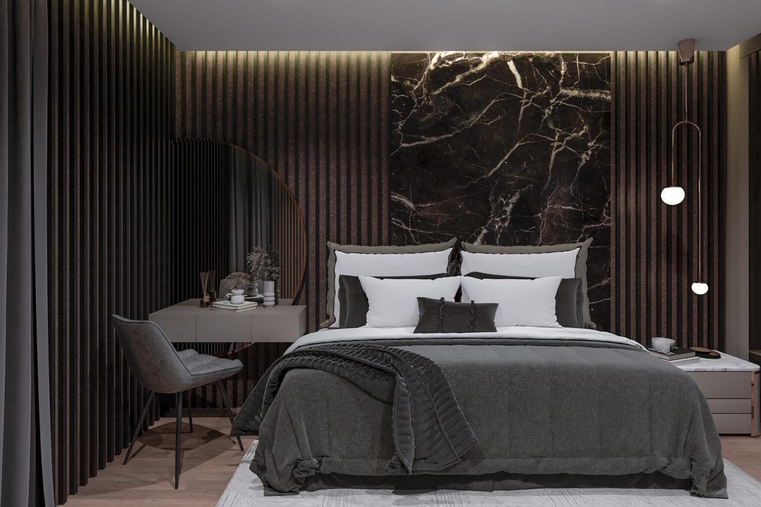 Contour - Acoustic slat panel - Architected Sound