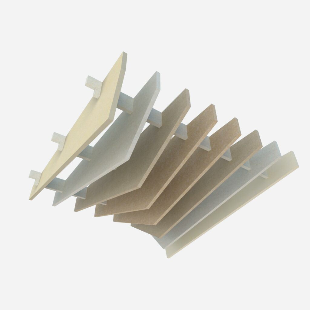 Grid - Raster acoustic ceiling - Architected Sound