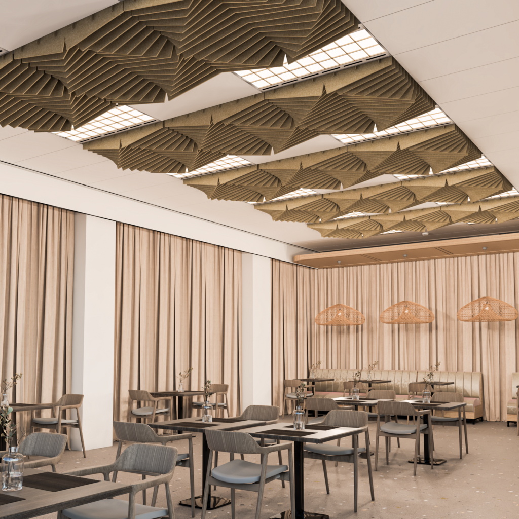 Contour - Acoustic slat panel - Architected Sound