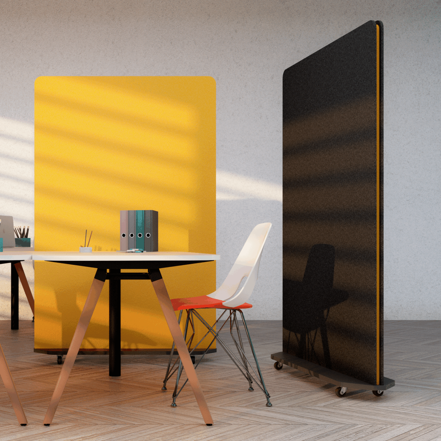 Contour - Acoustic slat panel - Architected Sound